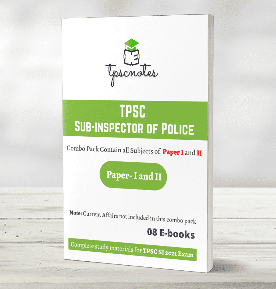 TPSC Sub Inspector (SI) Study Materials 2021 [PDF]
