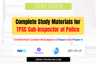 TPSC Study Materials for TPSC Sub-Inspector (SI)